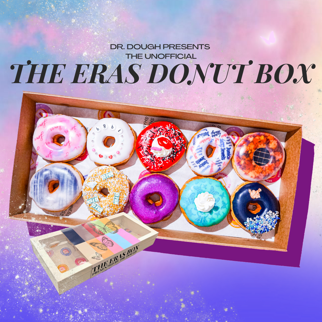 TAYLOR SWIFT DONUTS BY DR. DOUGH - The Unofficial Eras Donut Box ...