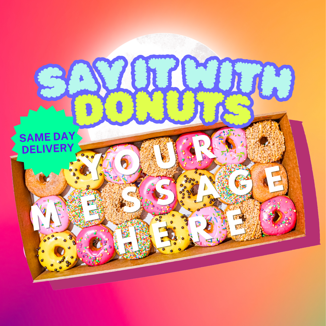 Classic Minis – Custom Letter Donuts | Dr. Dough