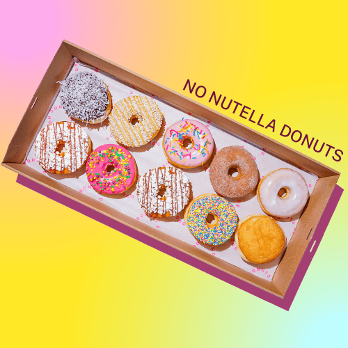Classic Dr. Dough Donut Range NO NUTELLA - Delivered Across Sydney