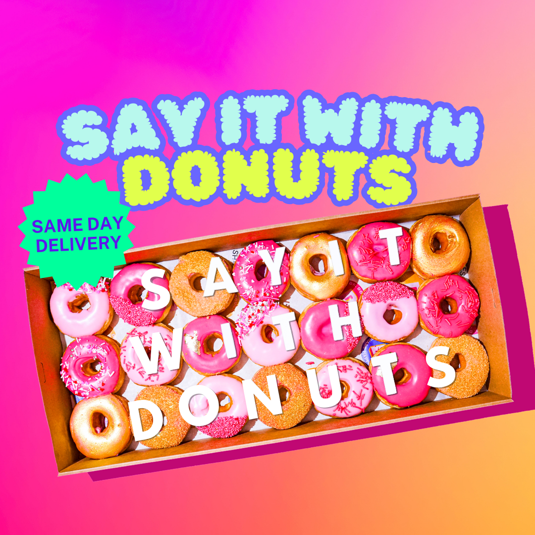 Pretty in Pink Mini Donuts | Dr. Dough