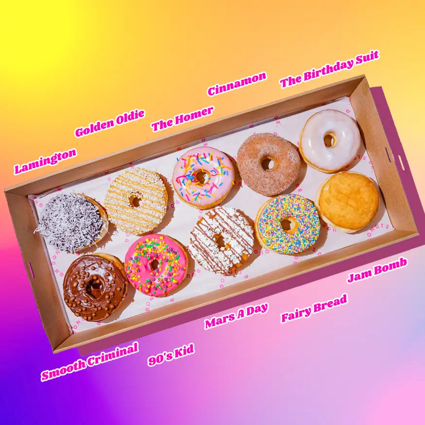Kids Happy Birthday Donut Gift Box Sydney | Build Your Own Gifts ...