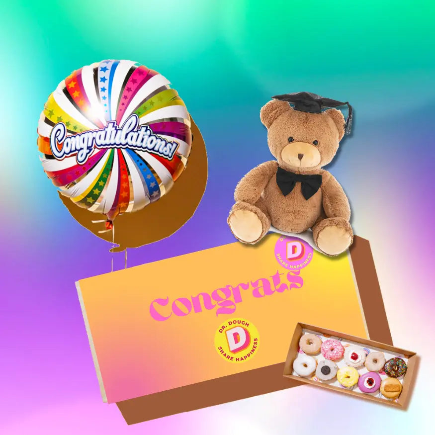VEGAN Graduation Donut Gift Box - Gifts Delivered Across Sydney 7 Days ...