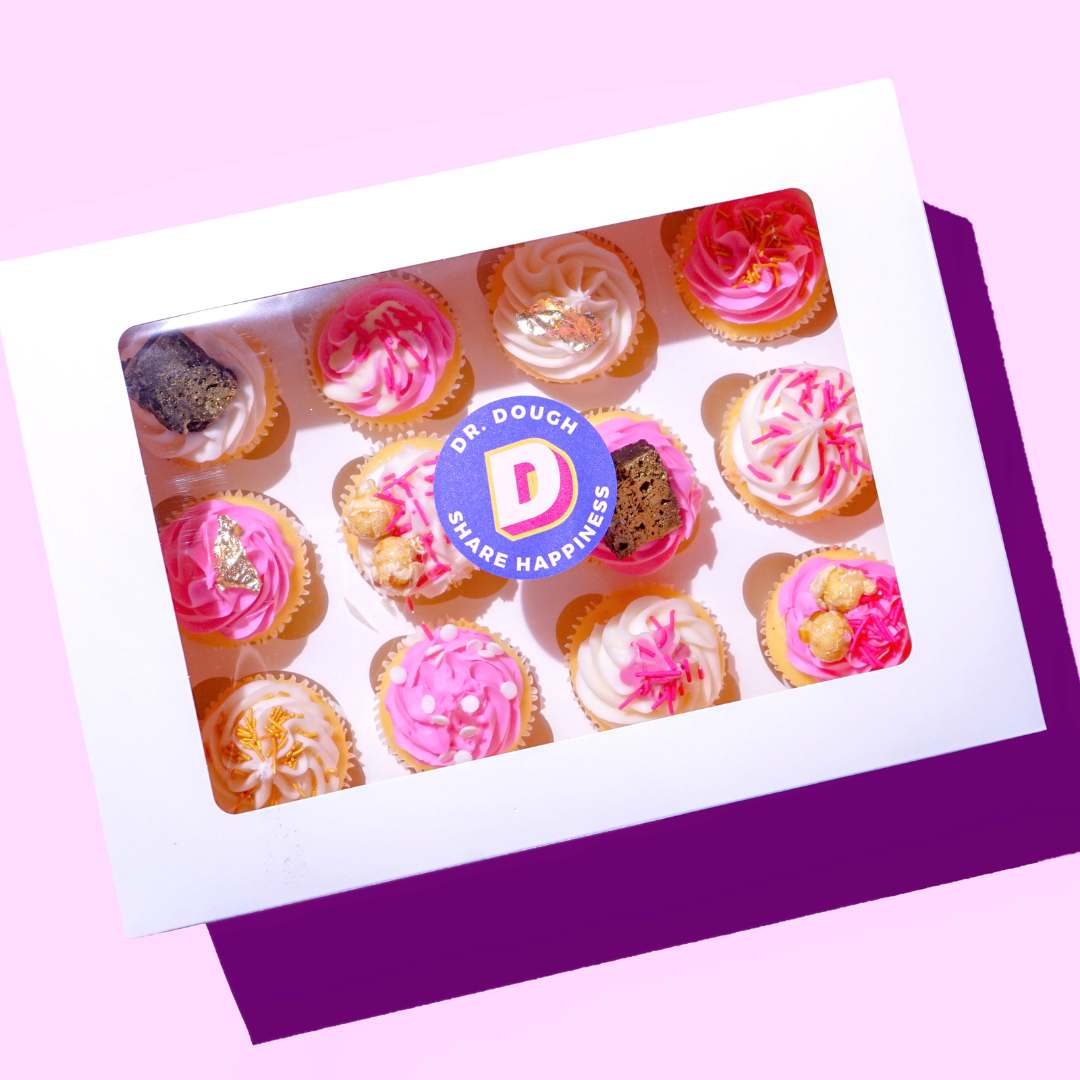 Pretty In Pink Cupcakes - Delivered Across Sydney Including Same Day ...